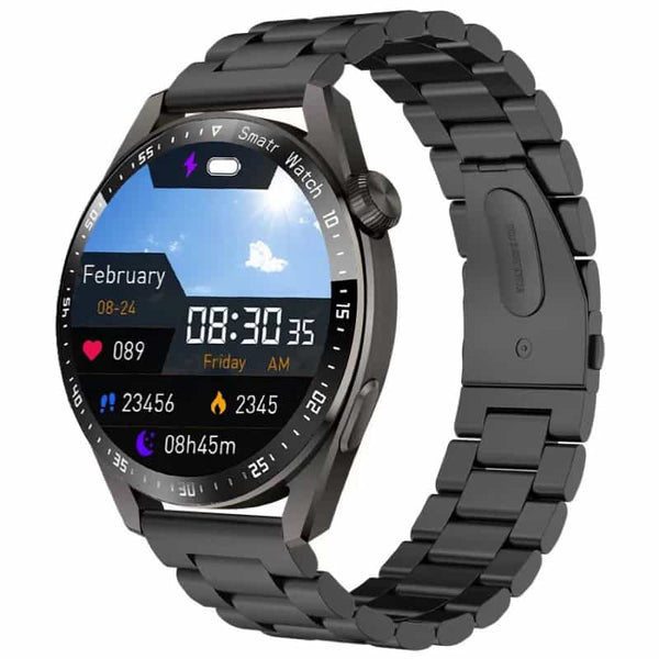 HK3Pro AI SmartWatch For Men and Women Silver - LifeMart