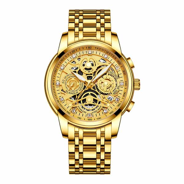 Men’s Watches Tourbillon Rotating Window Top Luxury Brand Fashion Quar ...